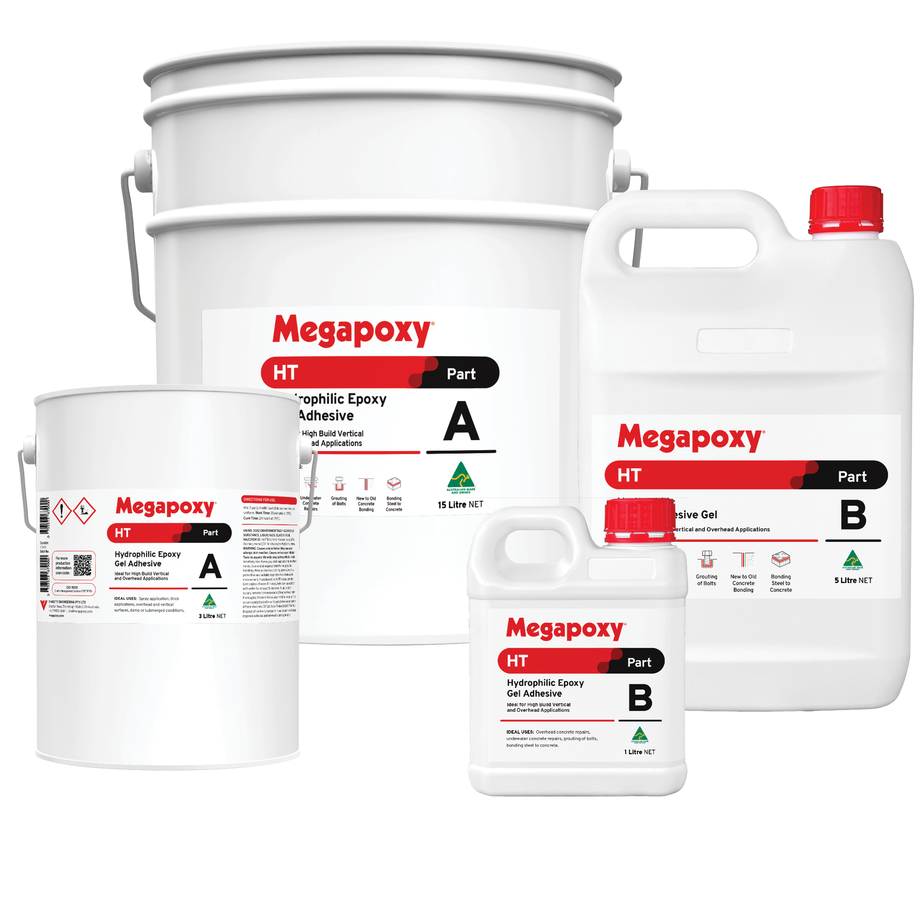 Megapoxy HT | Hydrophilic Epoxy Gel Adhesive | Megapoxy