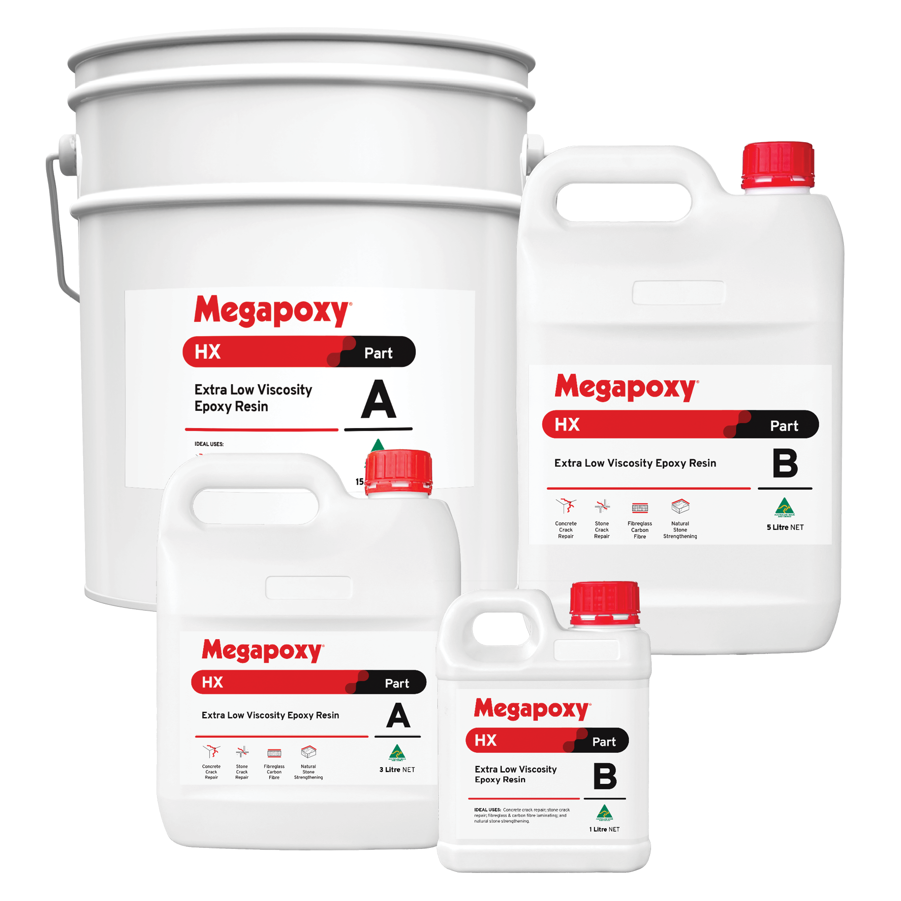 Megapoxy HX | Extra Low Viscosity Epoxy Resin | Megapoxy