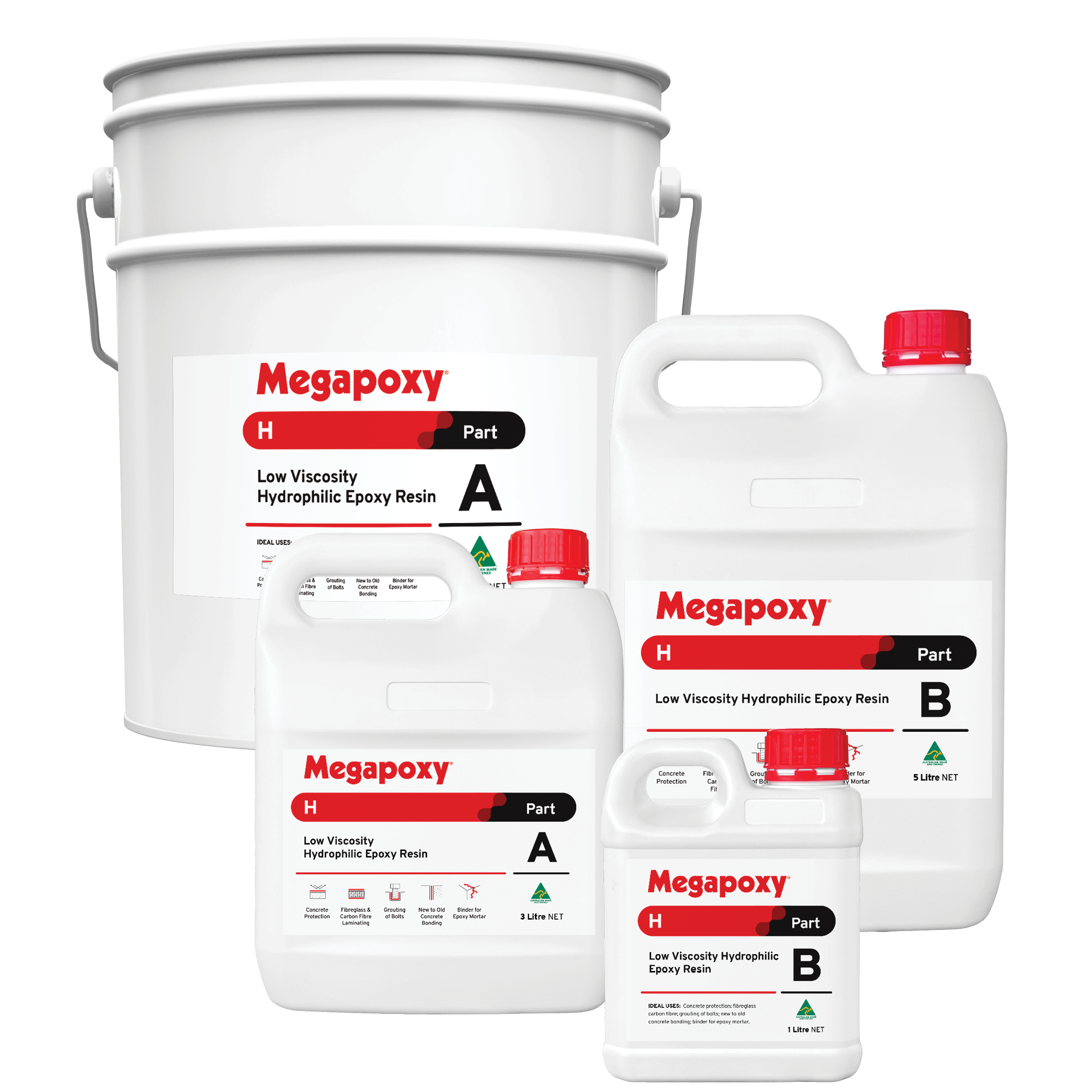 Megapoxy H | Low Viscosity Hydrophilic Epoxy Resin | Megapoxy