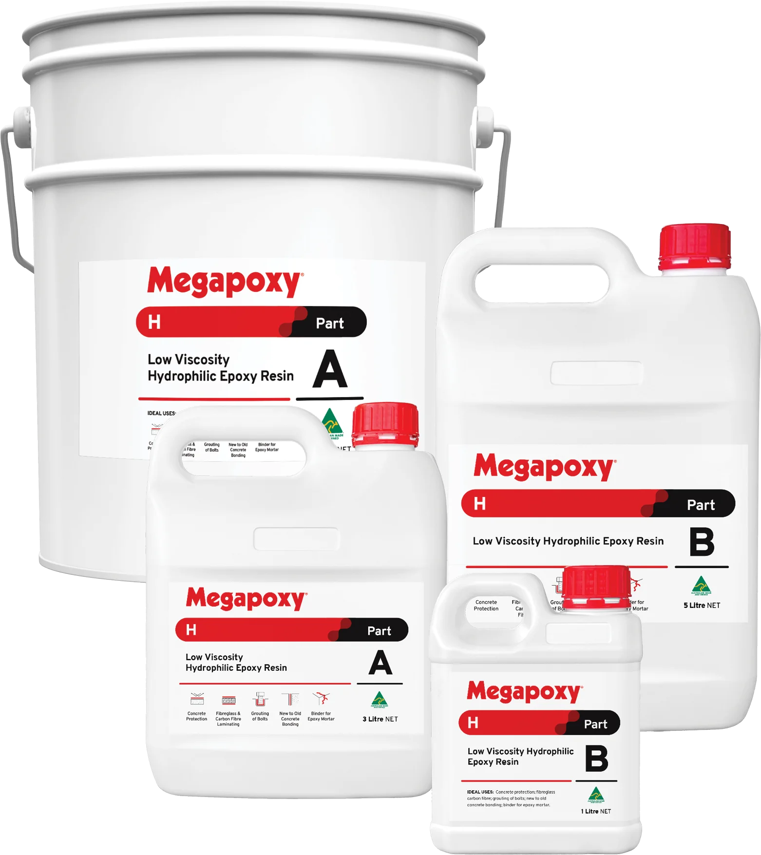 Megapoxy H | Low Viscosity Hydrophilic Epoxy Resin | Megapoxy